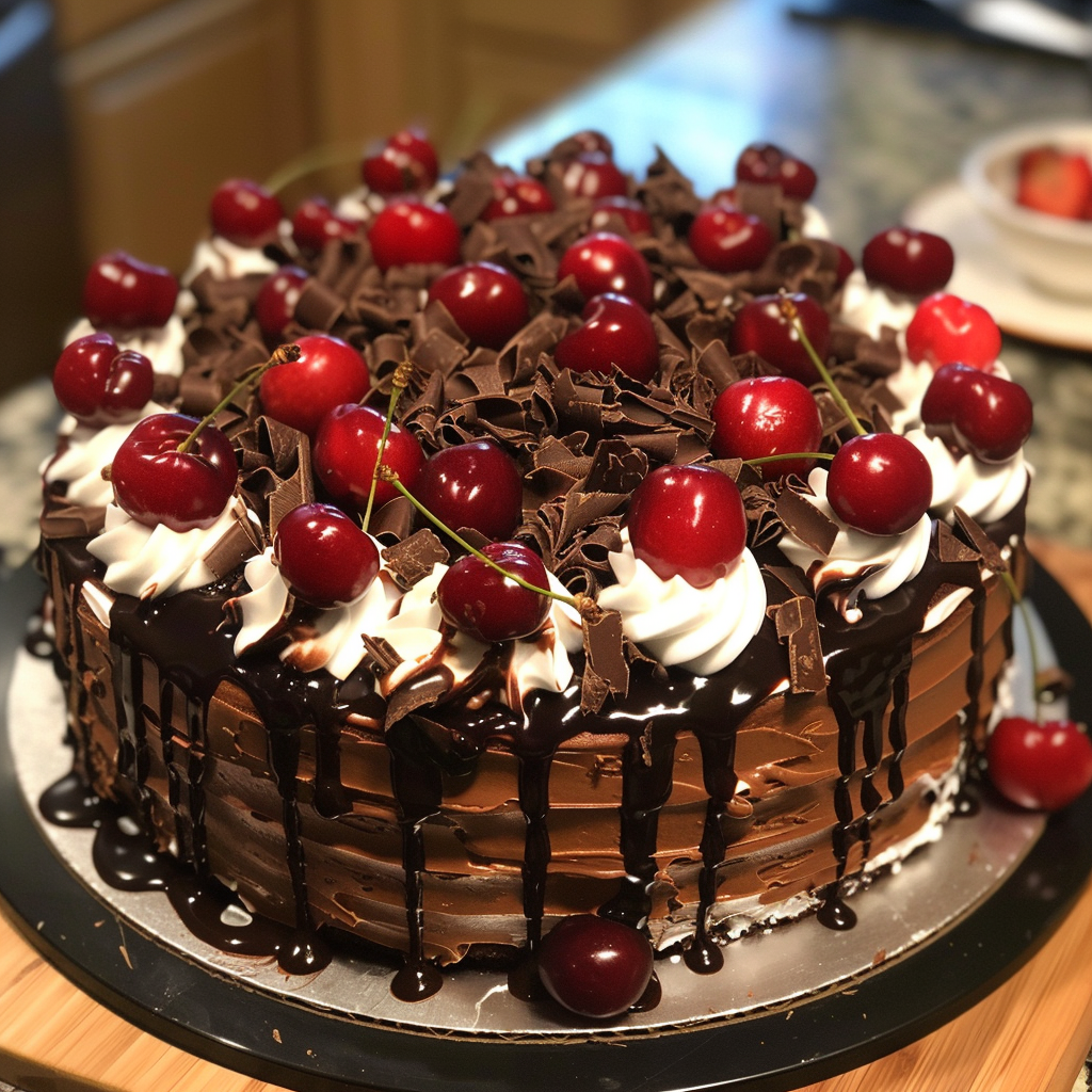 Cherry Chocolate Bliss Cake Recipe – Moist & Decadent Treat