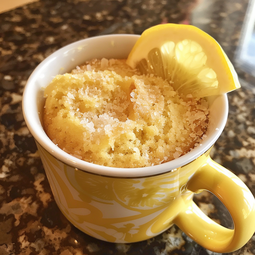 Gluten Free Lemon Mug Cake – Quick & Zesty Recipe for 1