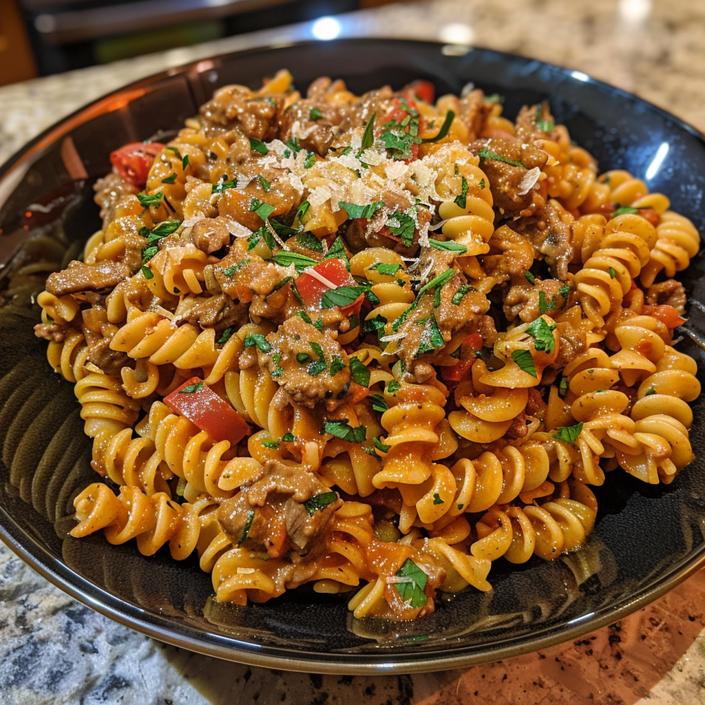 Creamy Beef Pasta Dinner – Easy & Delicious Comfort Meal