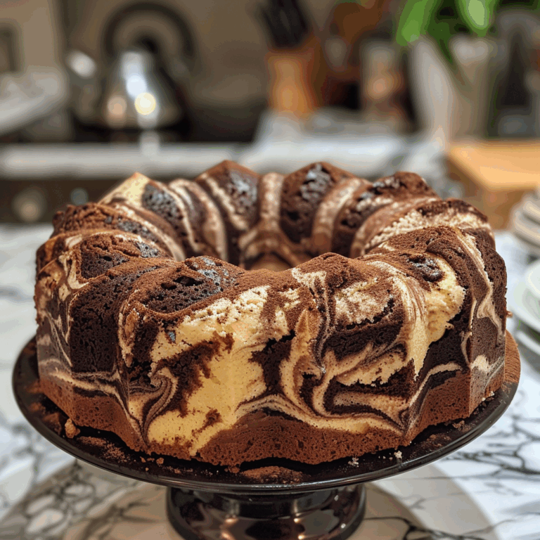 Best Marble Cake Recipe – Classic Vanilla & Chocolate Swirl