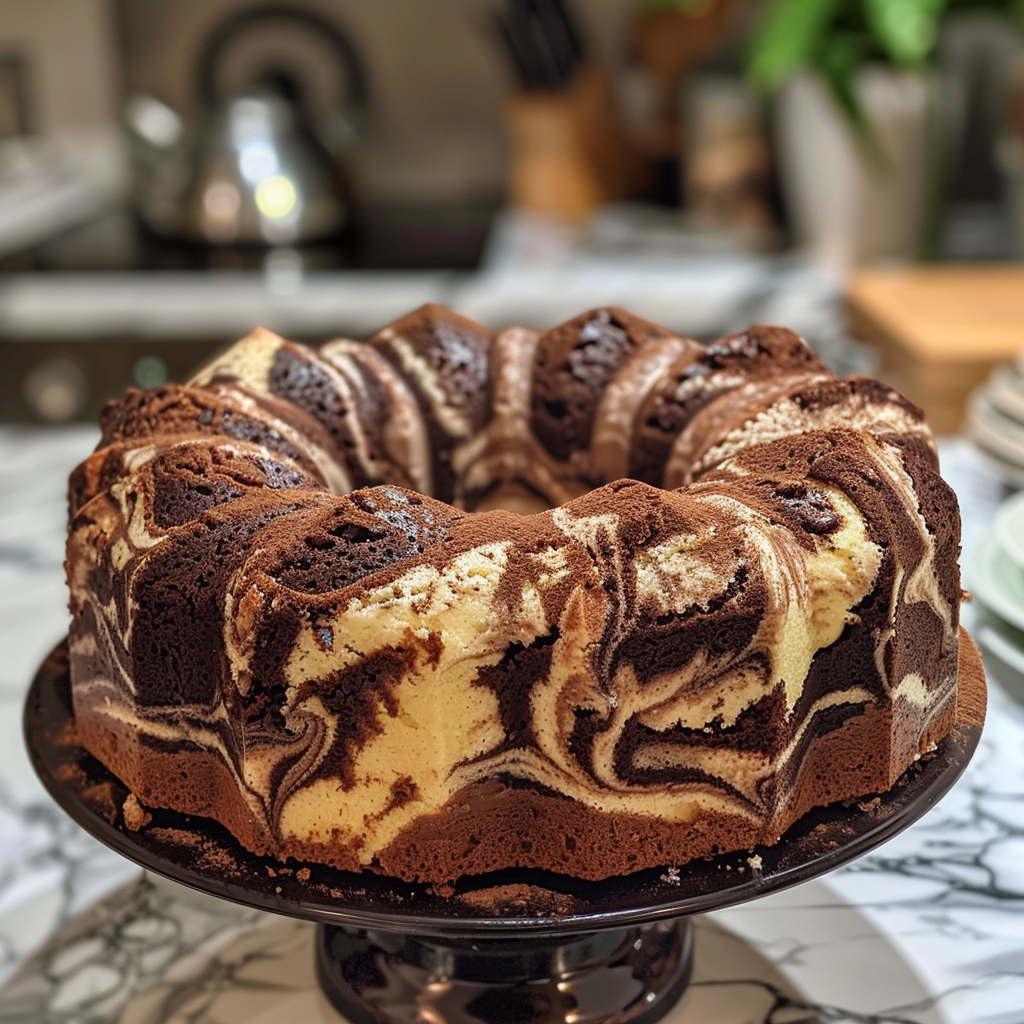Best Marble Cake Recipe – Classic Vanilla & Chocolate Swirl