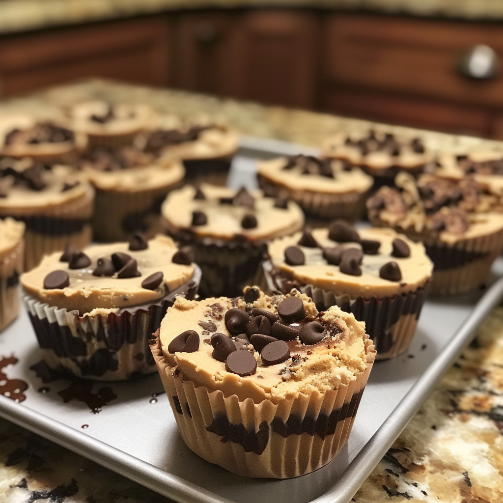 THE RECIPE for Chocolate Chip Cookie Dough Cups – No Bake