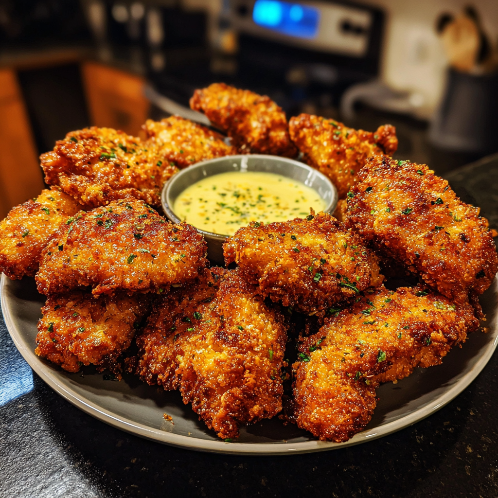 Oven-Fried Ranch Chicken – Crispy & Flavorful