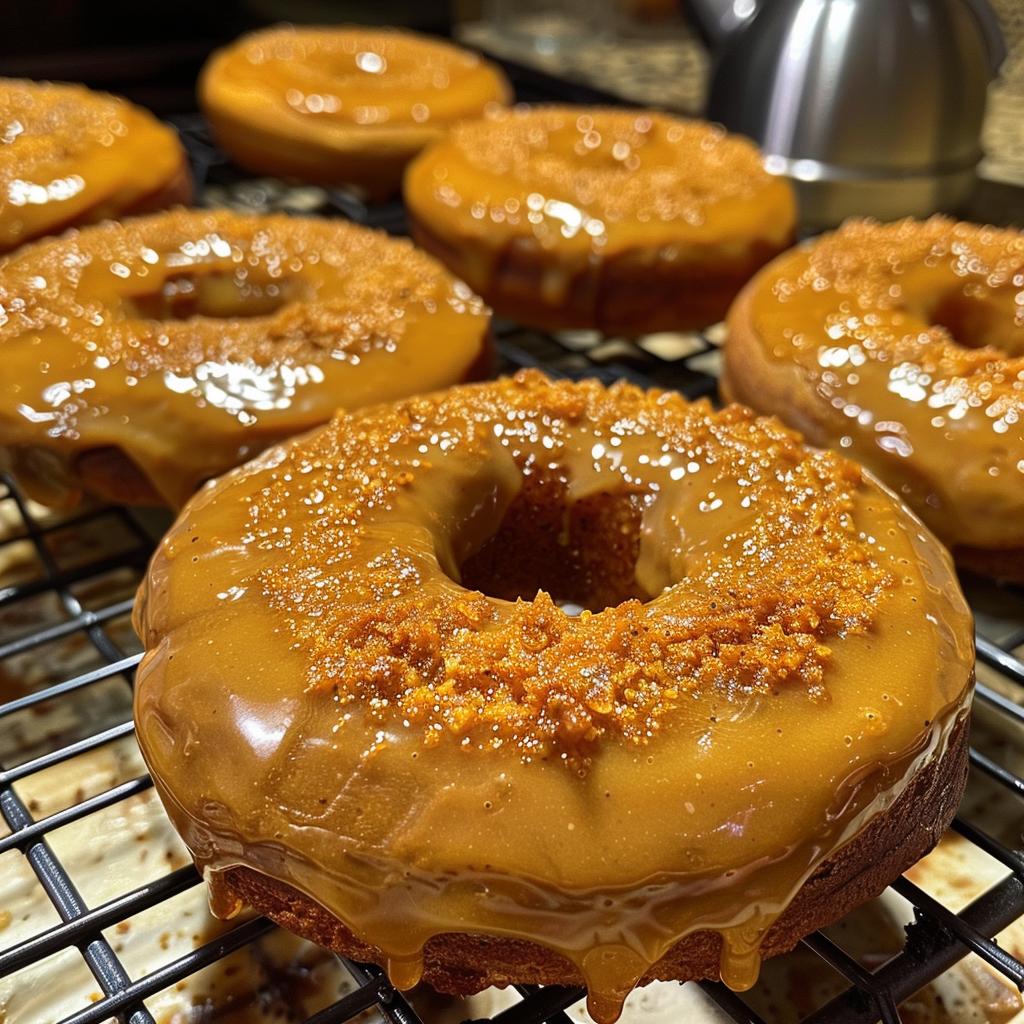 Pumpkin Donuts with Sweet Maple Glaze – Fall Favorite