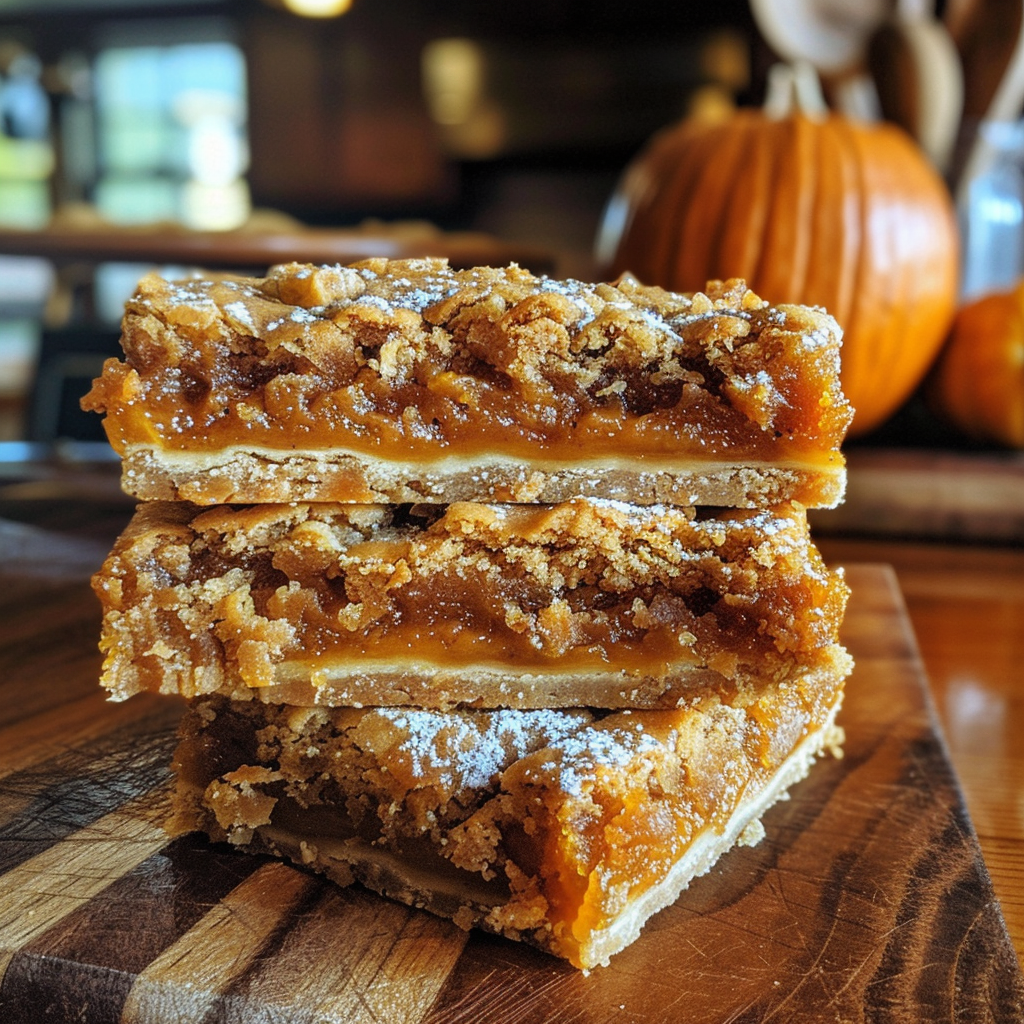 Pumpkin Pie Bars – Easy & Creamy Fall Dessert
