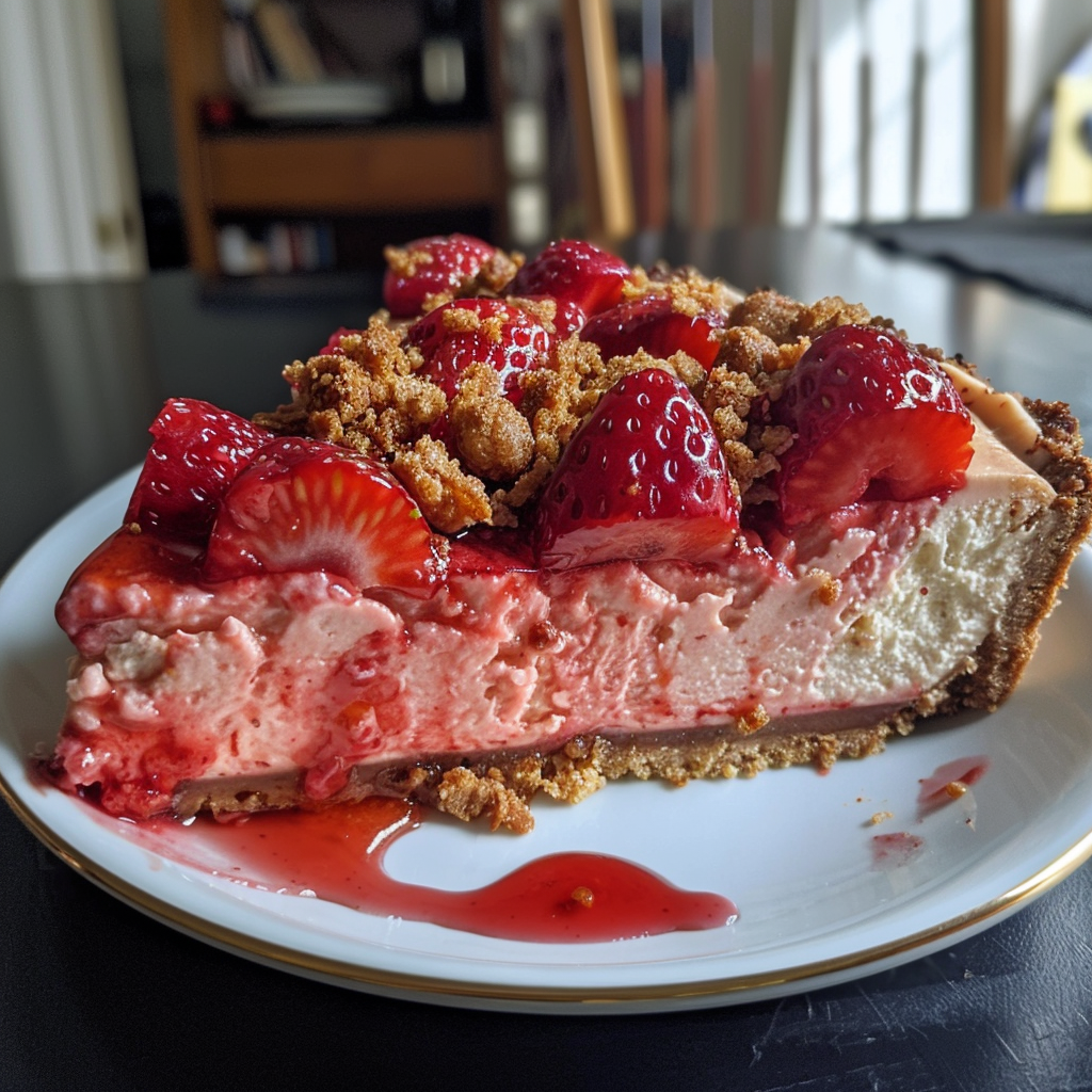 Strawberry Crunch Cheesecake Chunks – Easy Dessert Bite