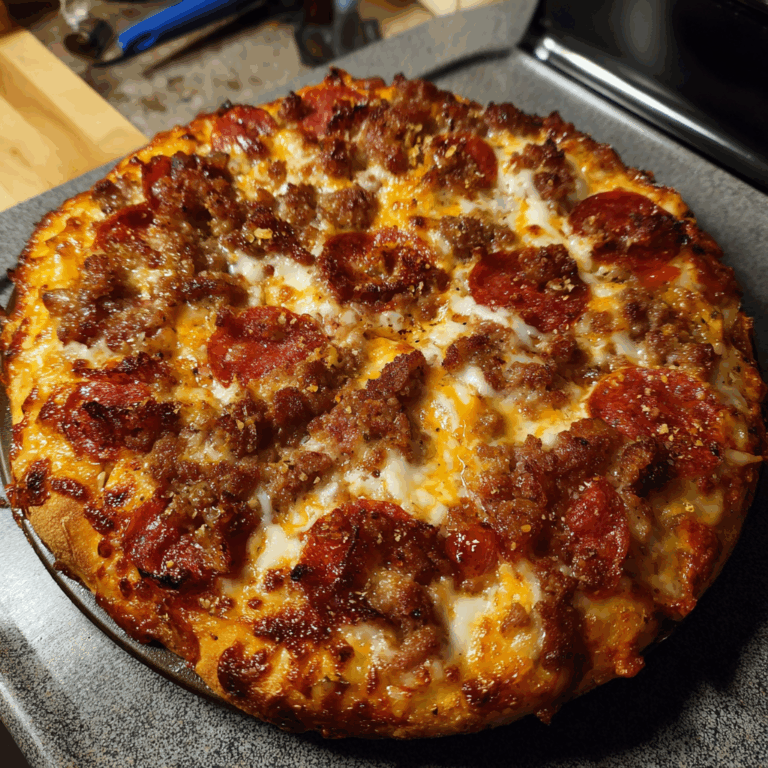 Cheesy Pizza Recipe – Easy Homemade Classic