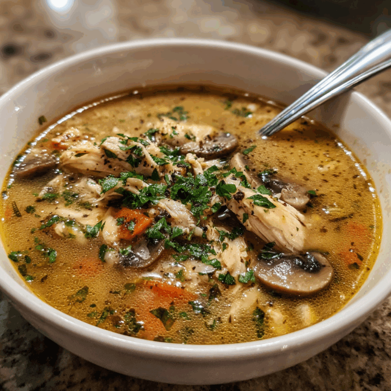 Rotisserie Chicken and Mushroom Soup Recipe