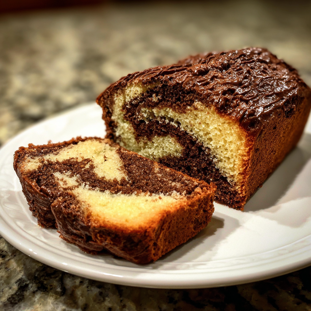 Marble Cake Recipe – Easy Chocolate and Vanilla Swirl