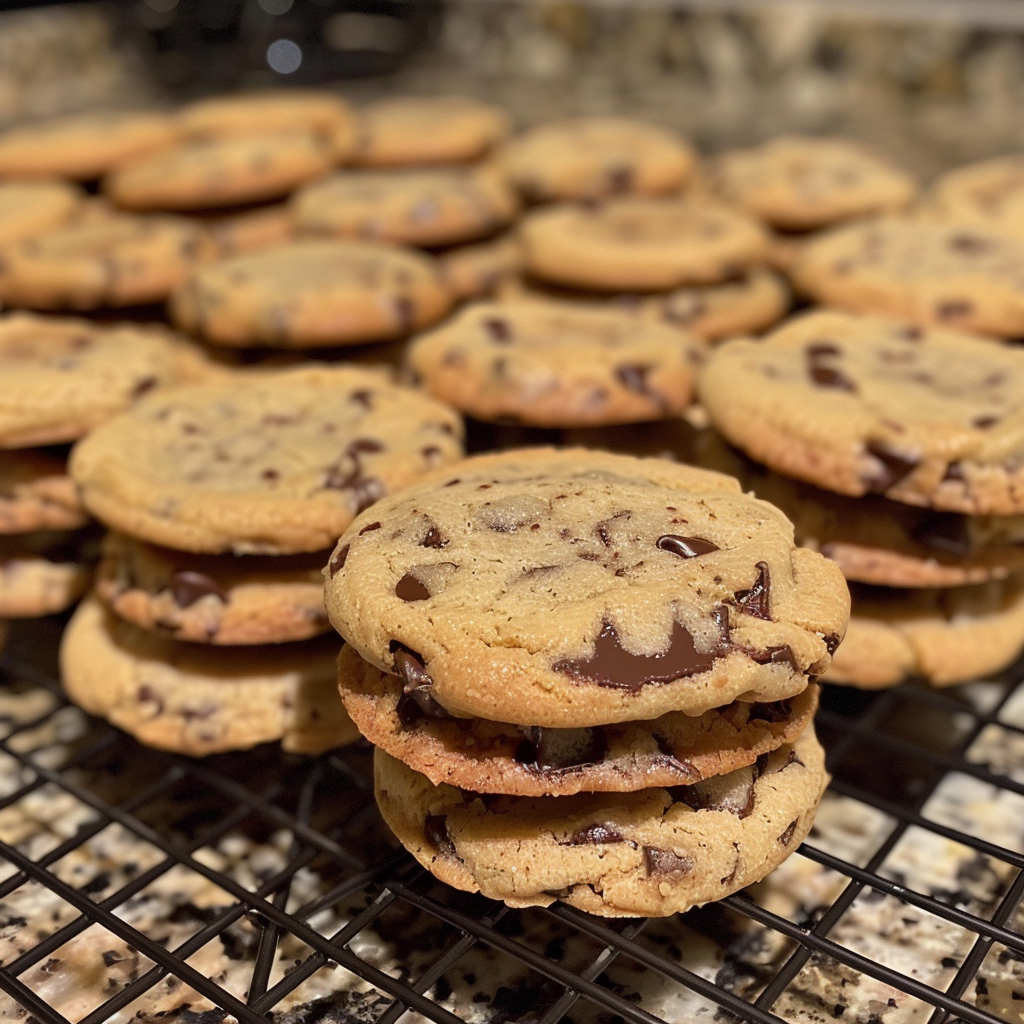 Buttery Chocolate Chip and Toffee Shortbread Cookies Recipe