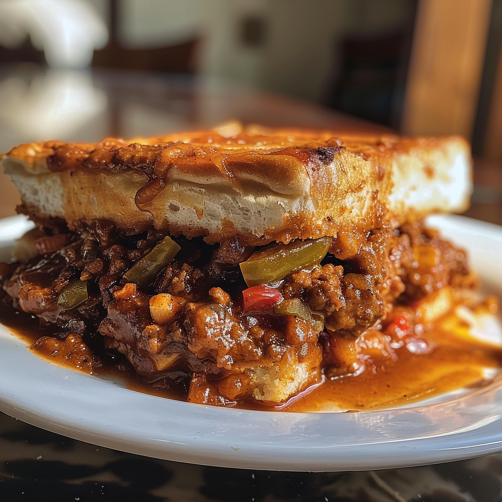 Sloppy Joe Casserole with Manwich – Hearty, Cheesy & Easy Dinner