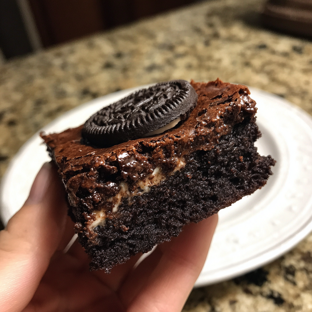 Easy Fudgy Oreo Brownie – Chewy & Chocolatey Recipe