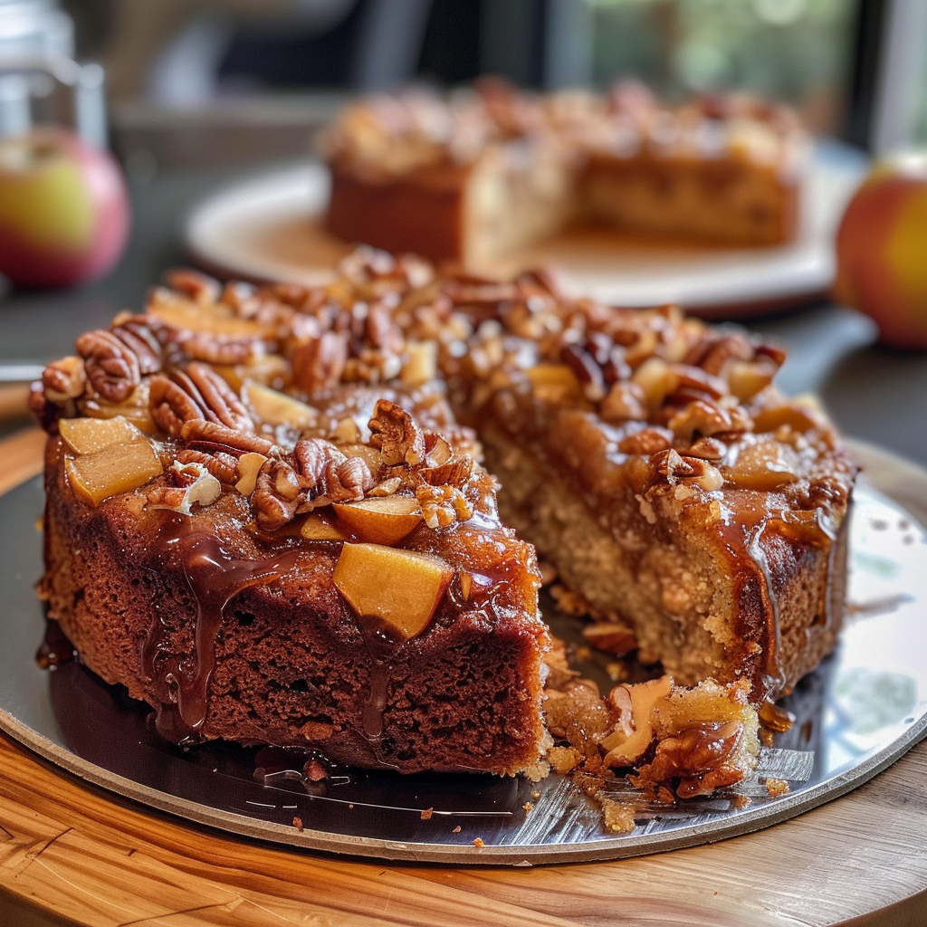 Apple Walnut Cake Recipe – Moist, Spiced, and Easy to Make