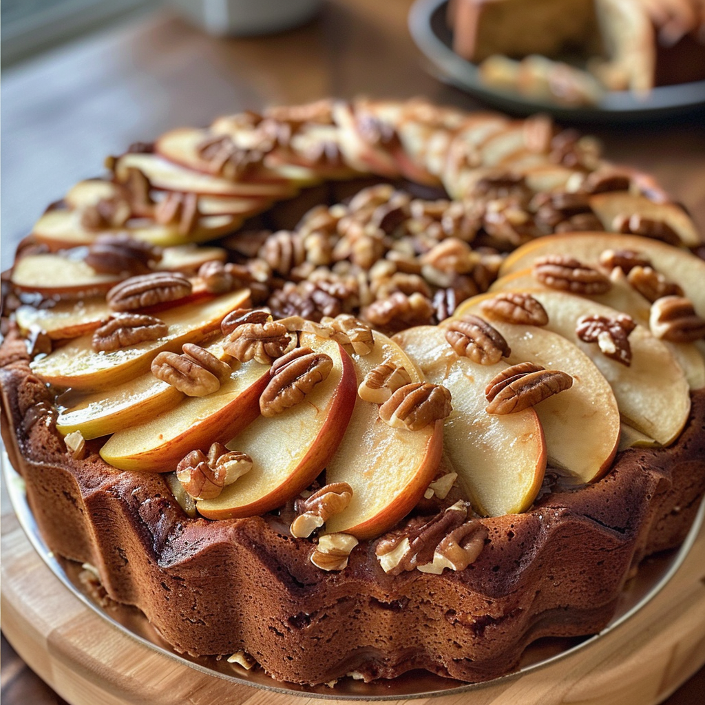 Apple Walnut Cake Recipe – Moist, Spiced, and Easy to Make